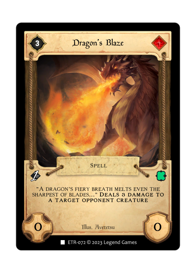 Dragon's Blaze - Mythrel TCG Codex