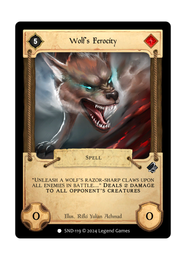 Wolf's Ferocity - Mythrel TCG Codex