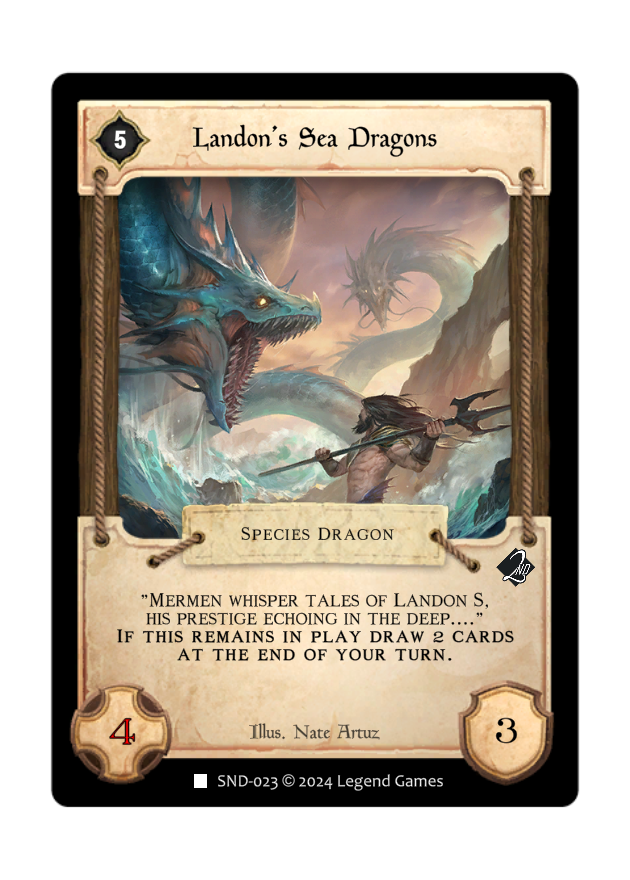 Landon's Sea Dragons - Mythrel TCG Codex